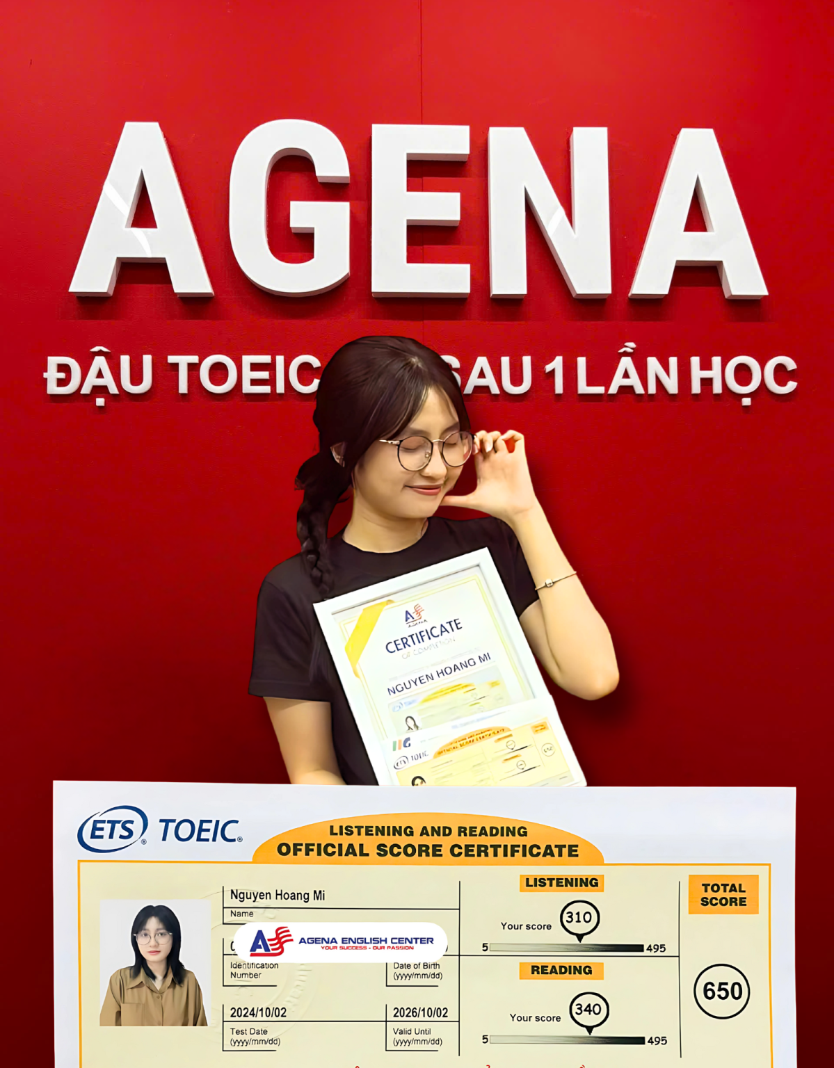 Thi Toeic Online - Trung tâm luyện thi Toeic 4 kỹ năng - Agena English Center