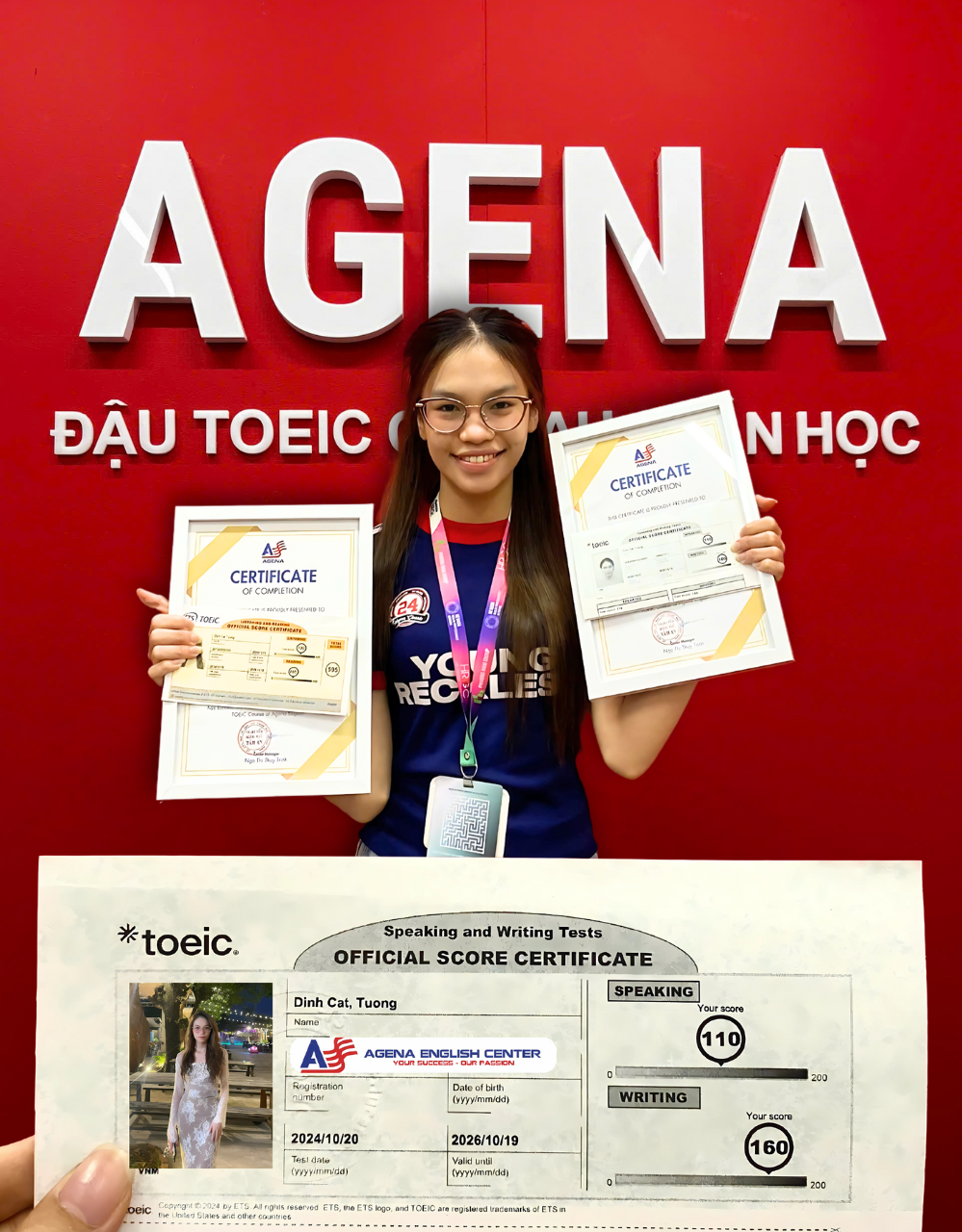 Thi Toeic Online - Trung tâm luyện thi Toeic 4 kỹ năng - Agena English Center